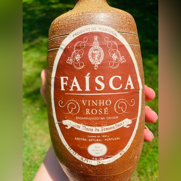 Vintage | Dining | Fasca Rose Vino Bottle 97 | Poshmark